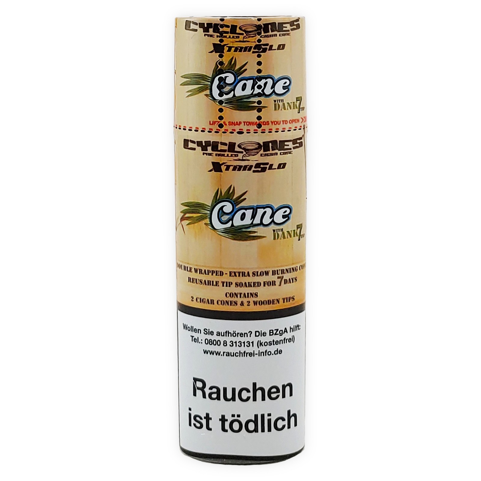 Cyclones Blunts XtraSlow Sugar Cane 2er Pack