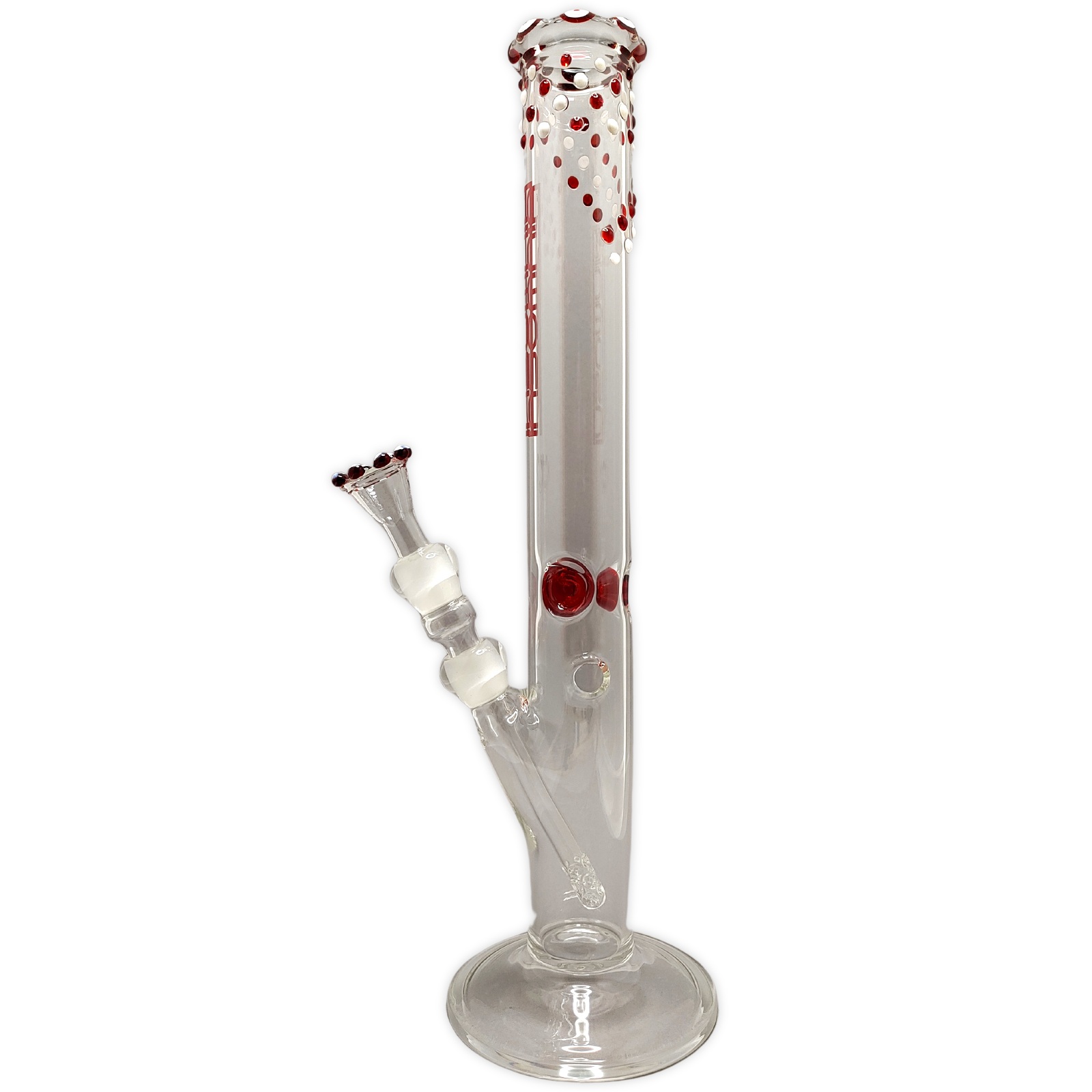 Glasbong Insomnia Colour Red/White 45cm 18.8