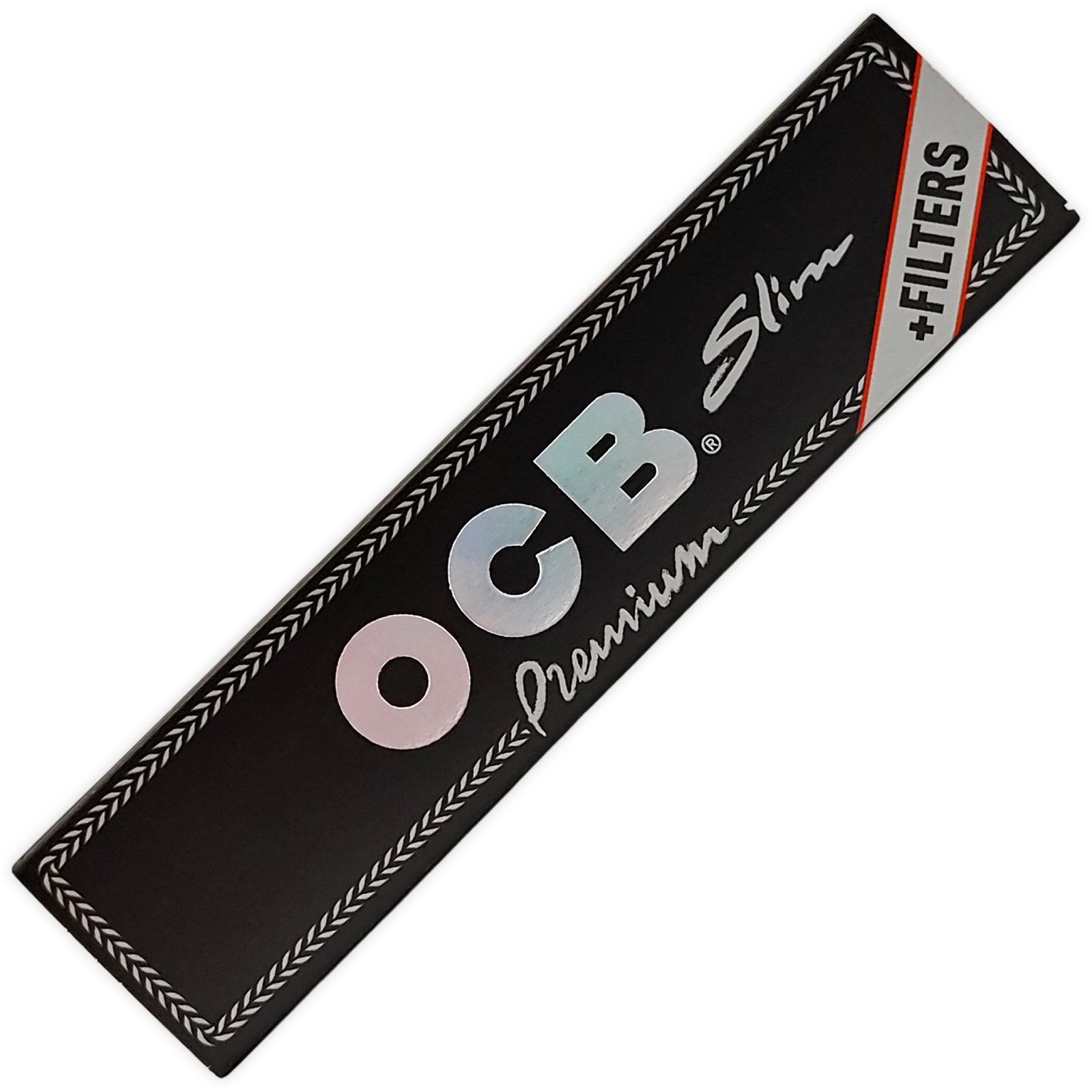 OCB Longpaper + Tips King Size Slim Premium Schwarz